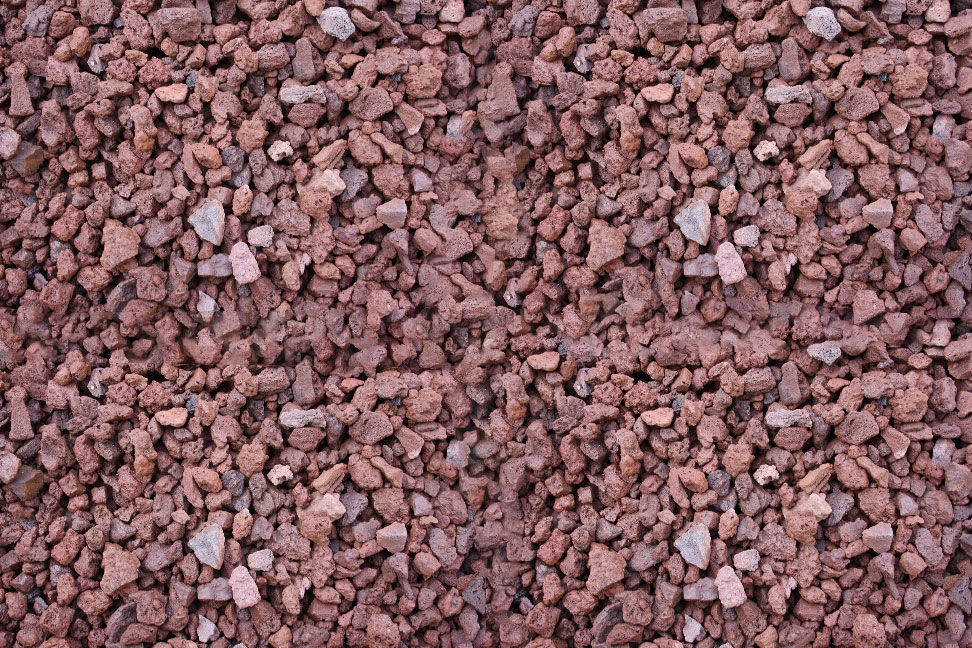 1″ Red Lava Rock - Meadows Landscape Supply Ltd.